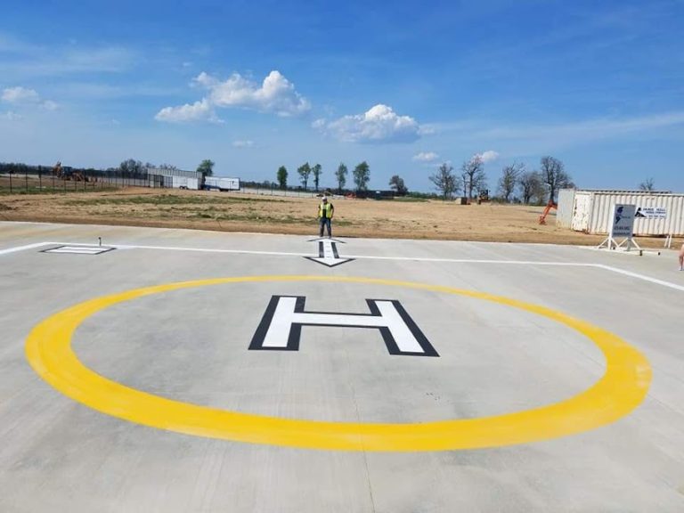 @ Helicopter Landing Pad Markings / Re-Striping Contractor | Georgia ...