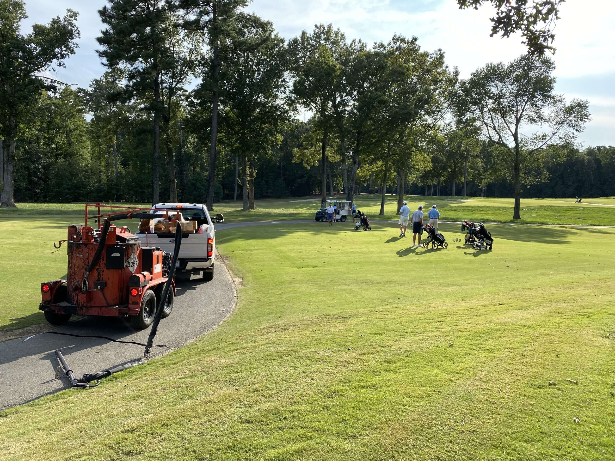 # Golf Cart Path Asphalt Repairs - Contractor | Maryland | Warehouse ...