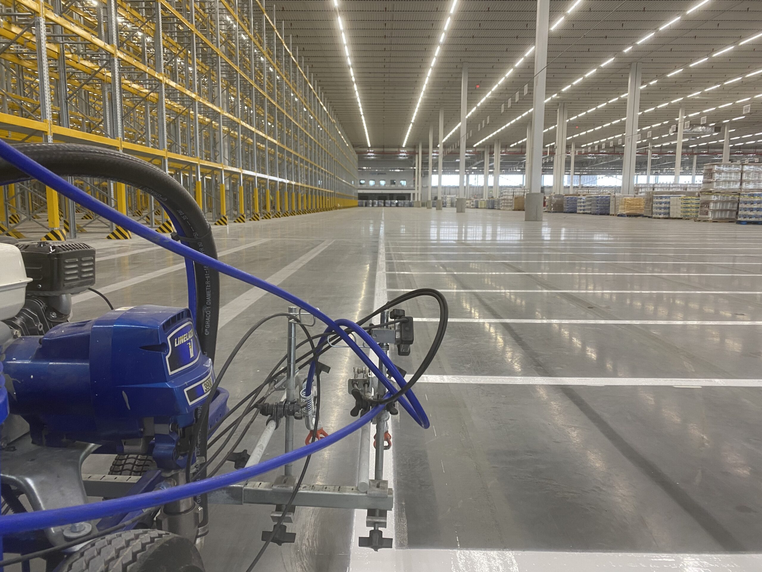 # WAREHOUSE Epoxy Floor Striping | Line Markings | Tampa, FL