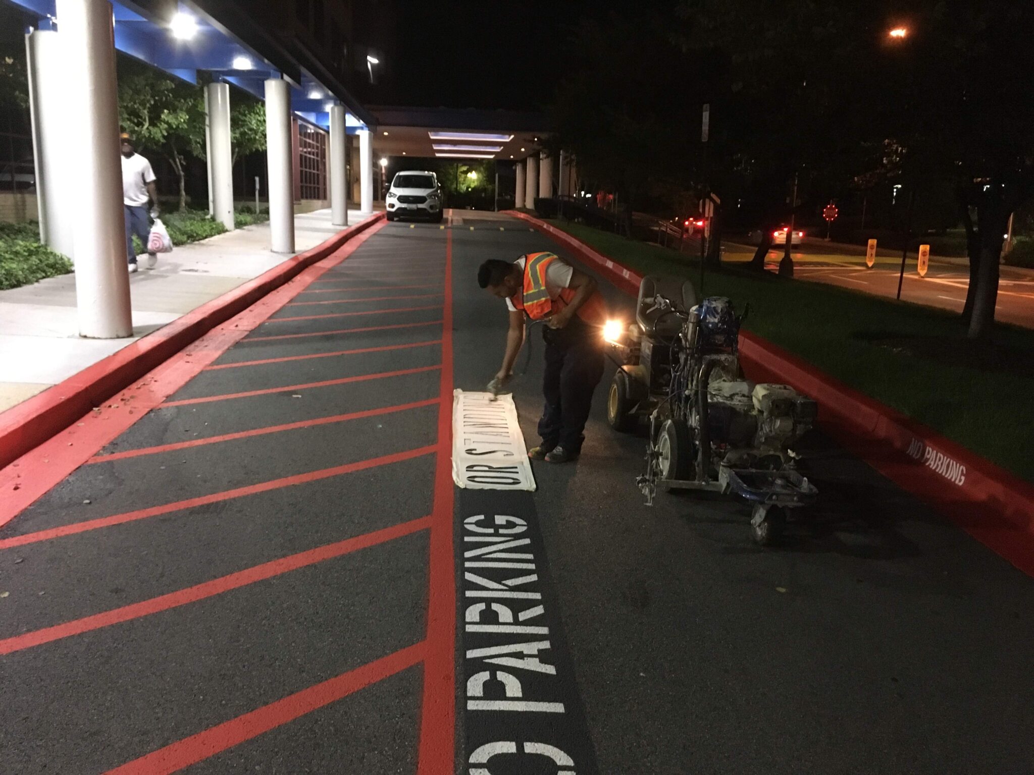 🔶 Havelock, NC “Parking Lot Line Striping”