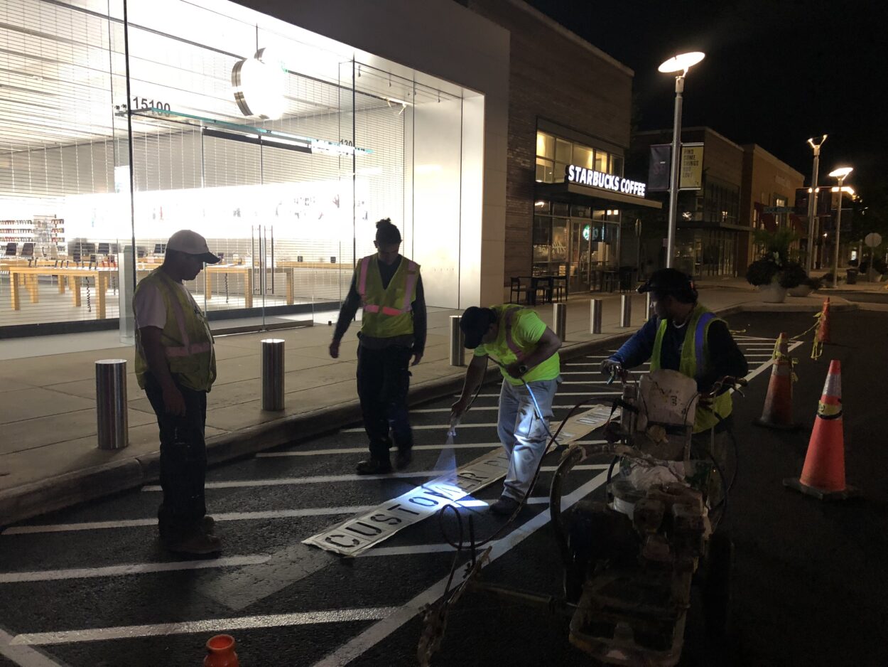 🔶 Havelock, NC “Parking Lot Line Striping”